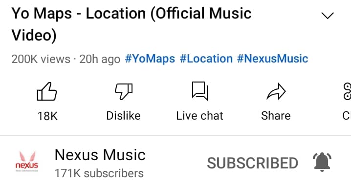 Yo Maps New Song Hits 200,000+ Views In Less Than 24hrs » I Love Zed Music